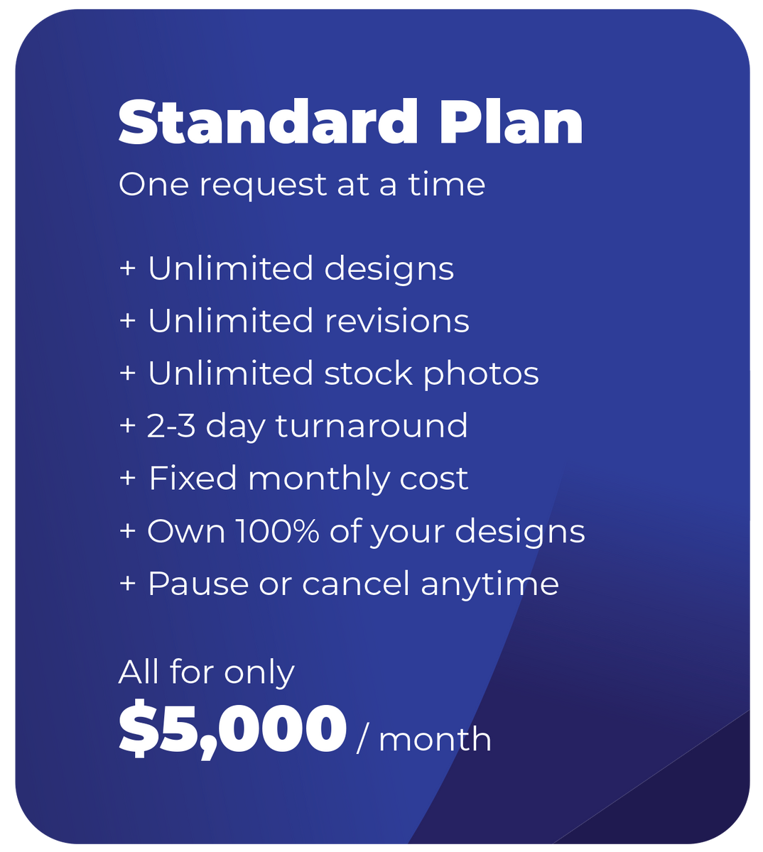 The Standard Plan – Salas Design Company